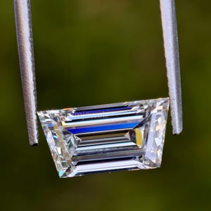 Trapezoid Step Cut Lab Grown Diamond for Engagement Ring for Diamond ...
