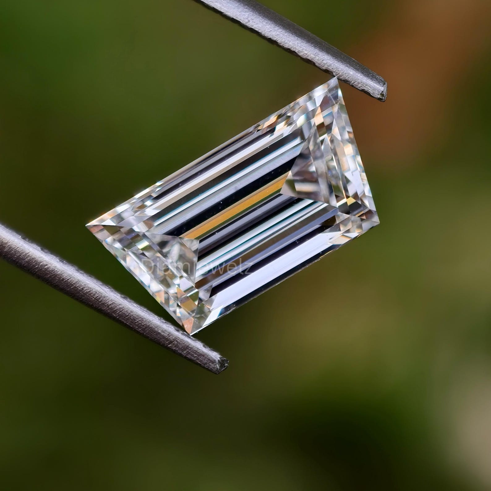 Trapezoid Step Cut Lab Grown Diamond for Engagement Ring for Diamond ...