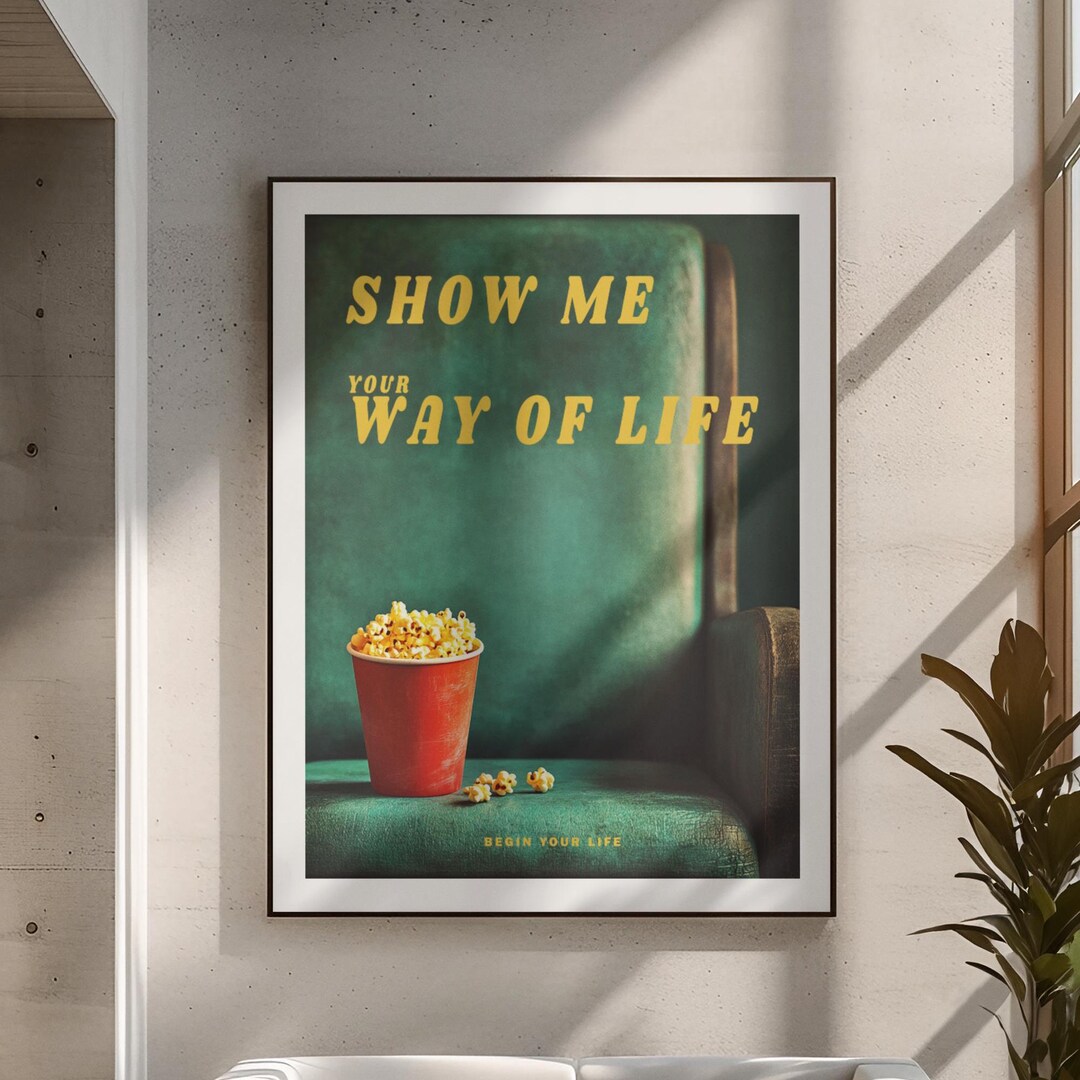 Positive Wall Art Looks Like Theater Poster - Etsy