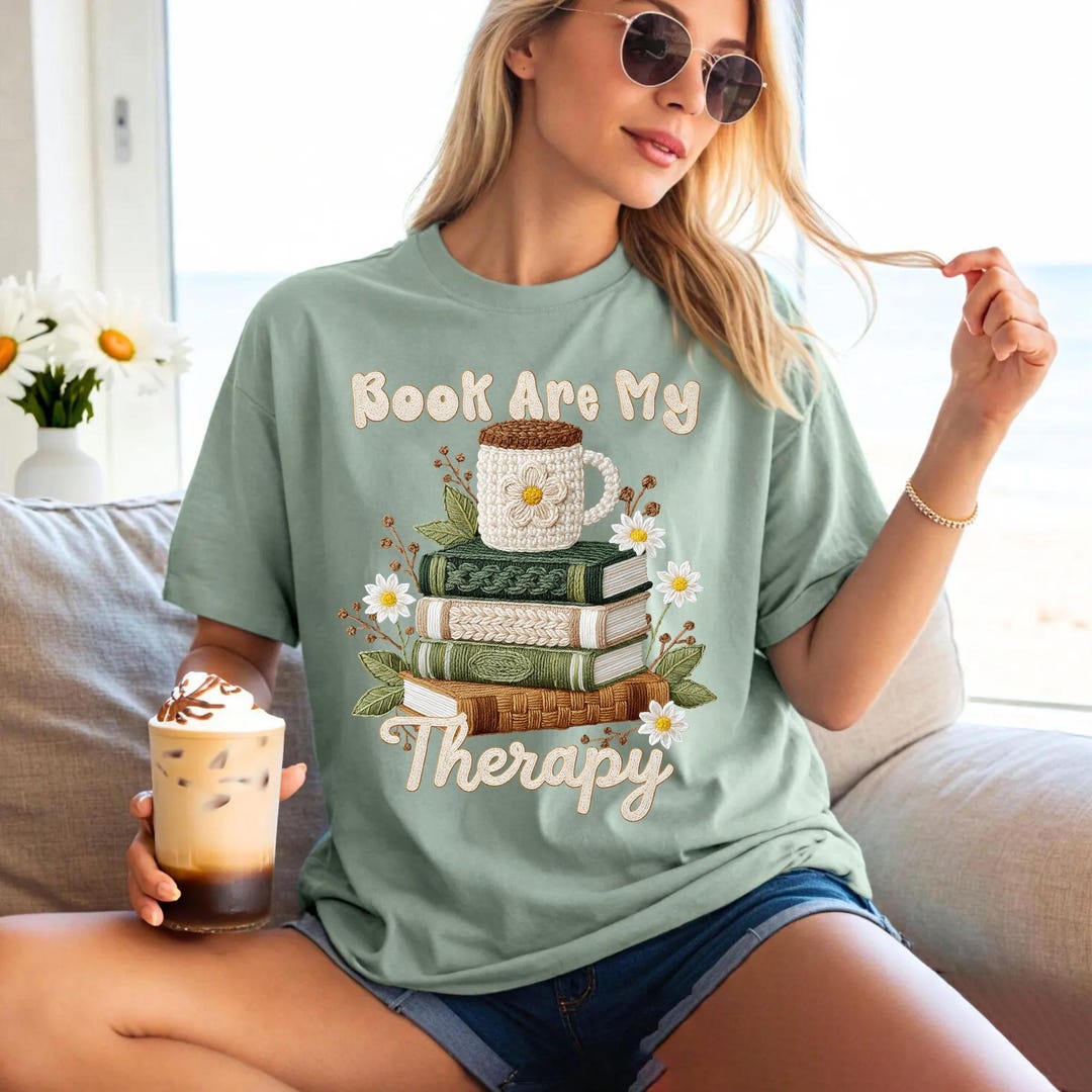 Comfort Colors® Bookworm Faux Knit Shirt, Book Lover, Bookish Outfit ...