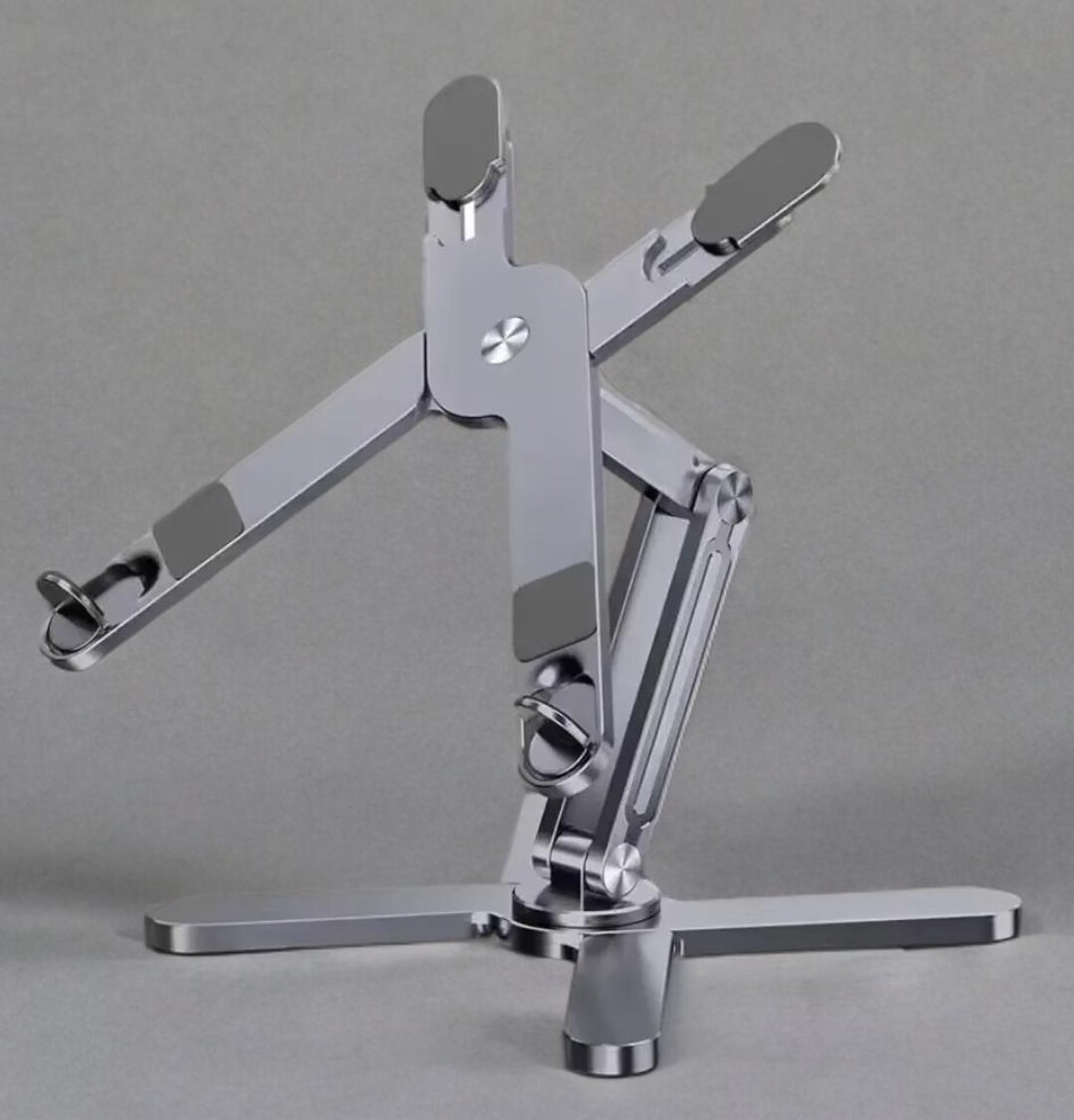 Portable Aluminum Alloy Tablet Bracket Foldable Telescopic Laptop ...
