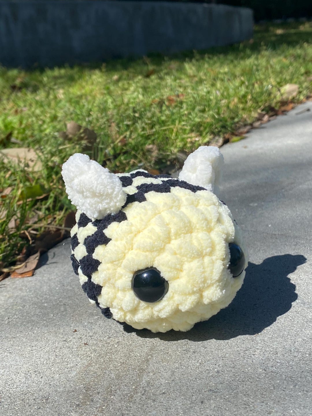 Crocheted Bee | Cute Handheld Bee Plush - Etsy