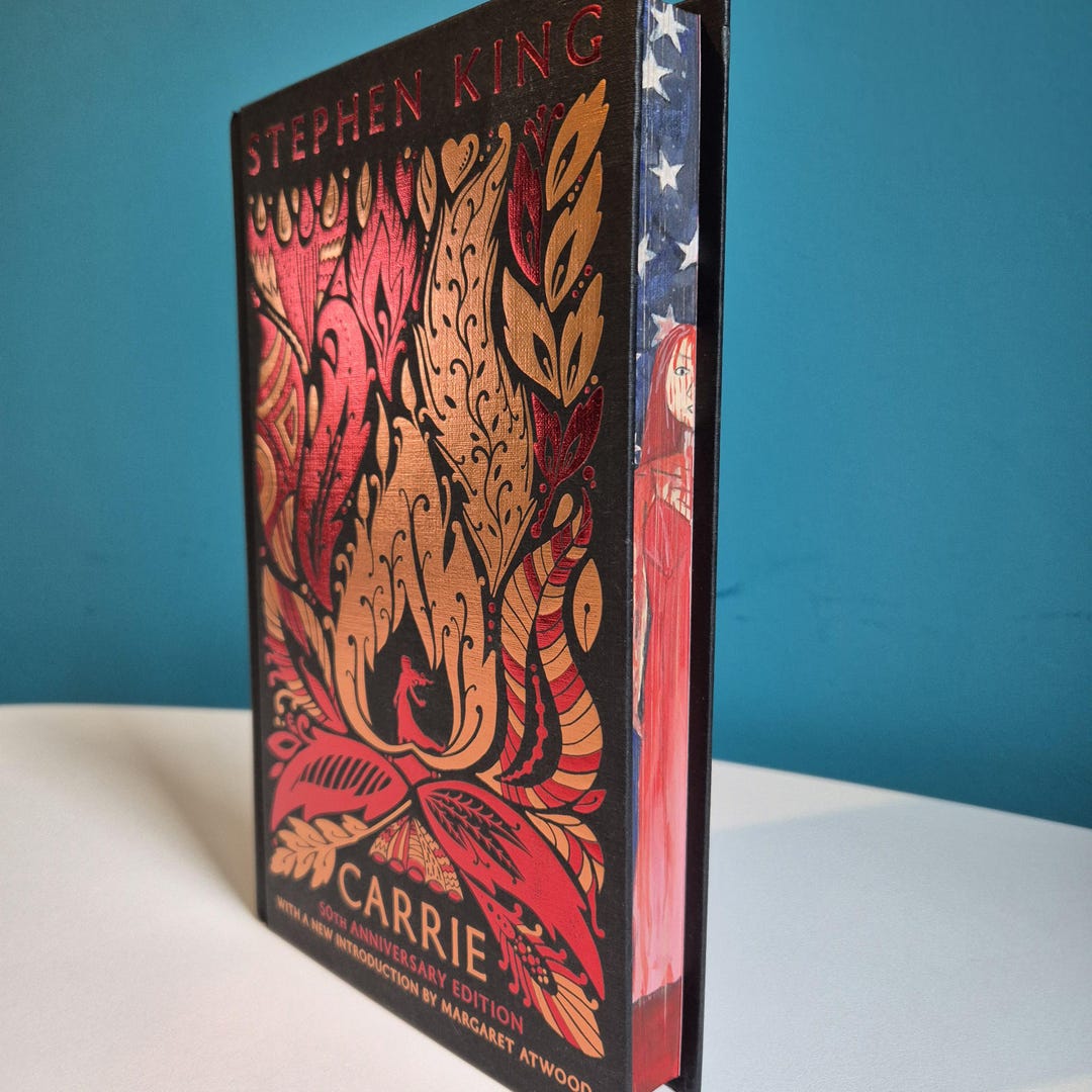 CARRIE 50th Anniversary Special Edition Painted Edges Book - STEPHEN ...