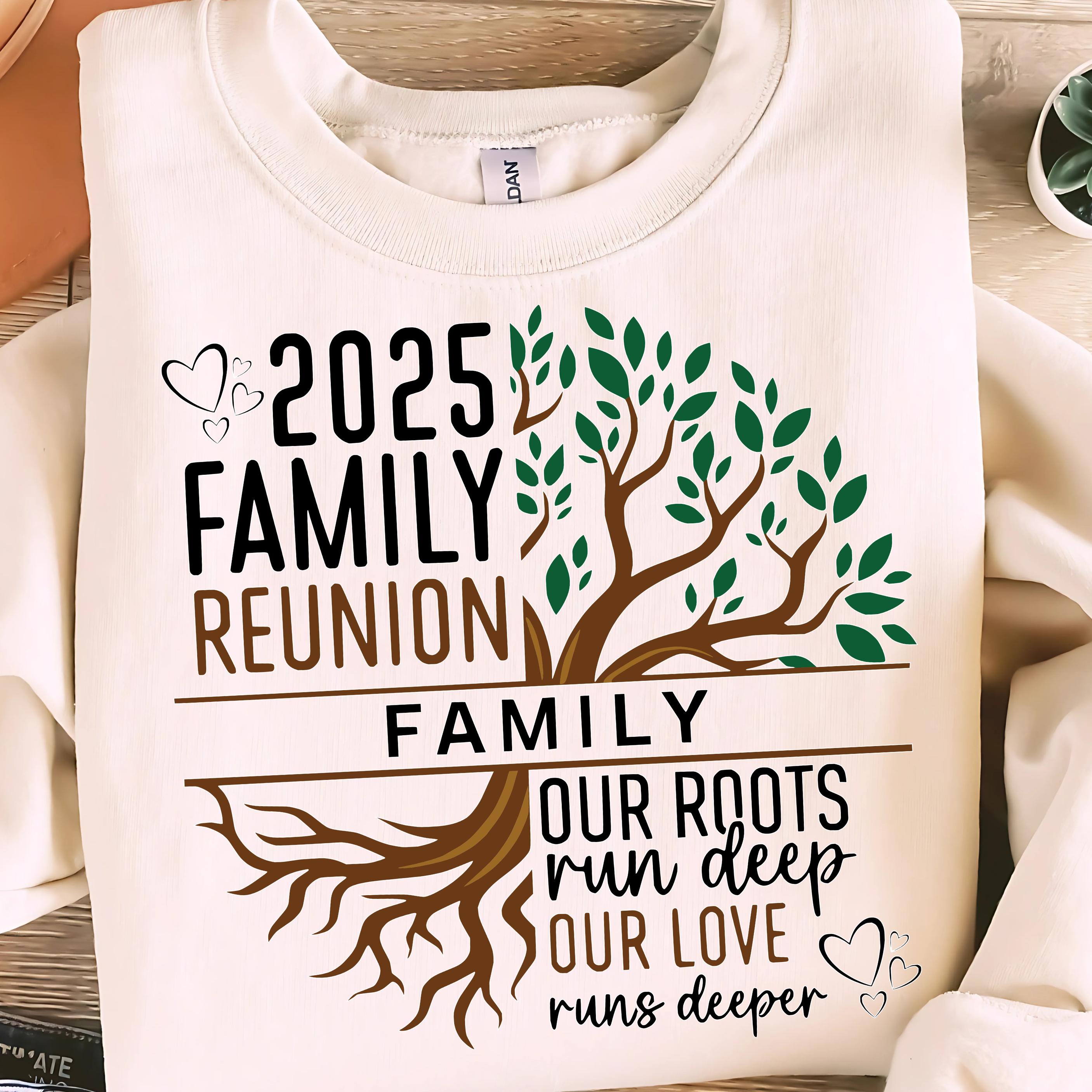 Family Reunion Tree 2025 Svg Png, Tree of Life, Family Tree Shirt ...
