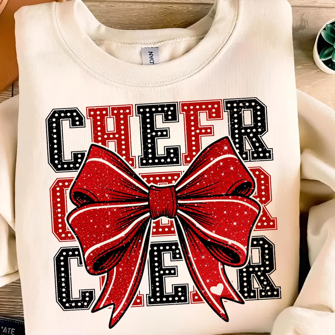 Cheer Coquette Bow Svg/png, Cheerleading PNG, Coquette Cheer PNG, Cheer ...
