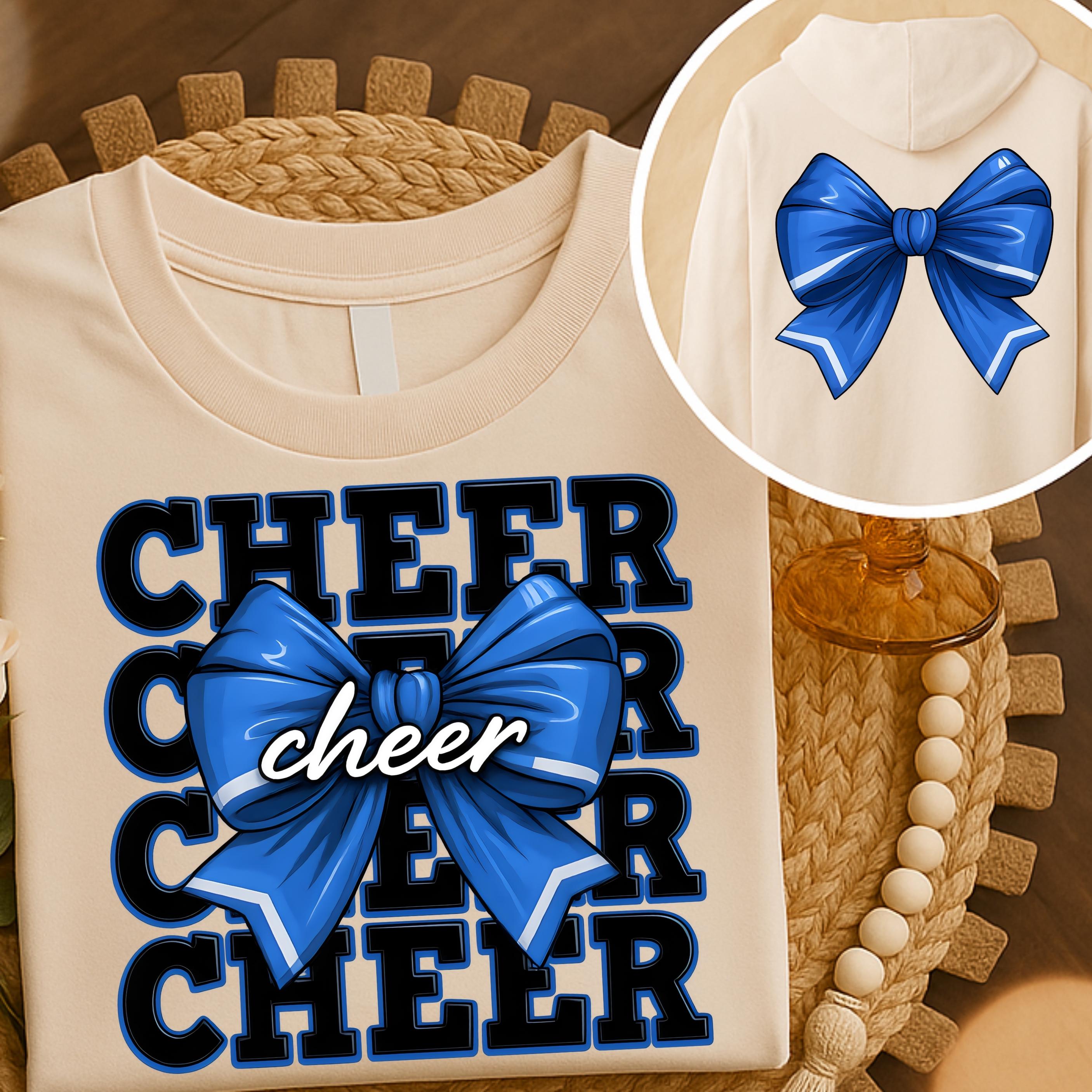Coquette Cheer PNG, Cheerleading PNG, Blue Cheer Png, Cheer Png, Custom ...