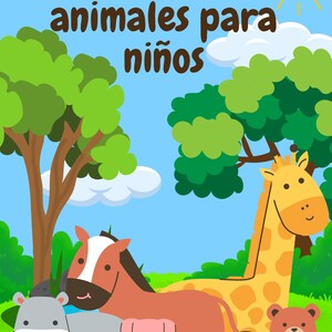Libro De Animales Para Niños - Etsy