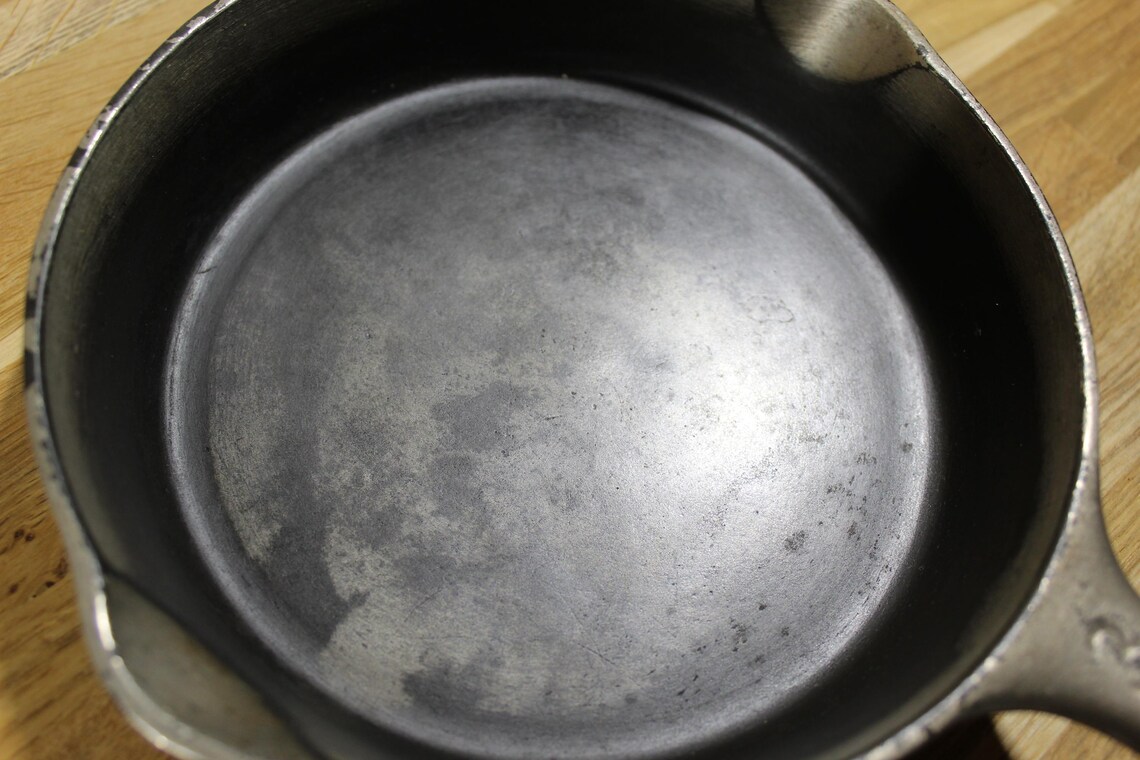 Wagner Ware Pie Logo Nickel Plated Cast Iron Skillet Pattern 1053A - Etsy