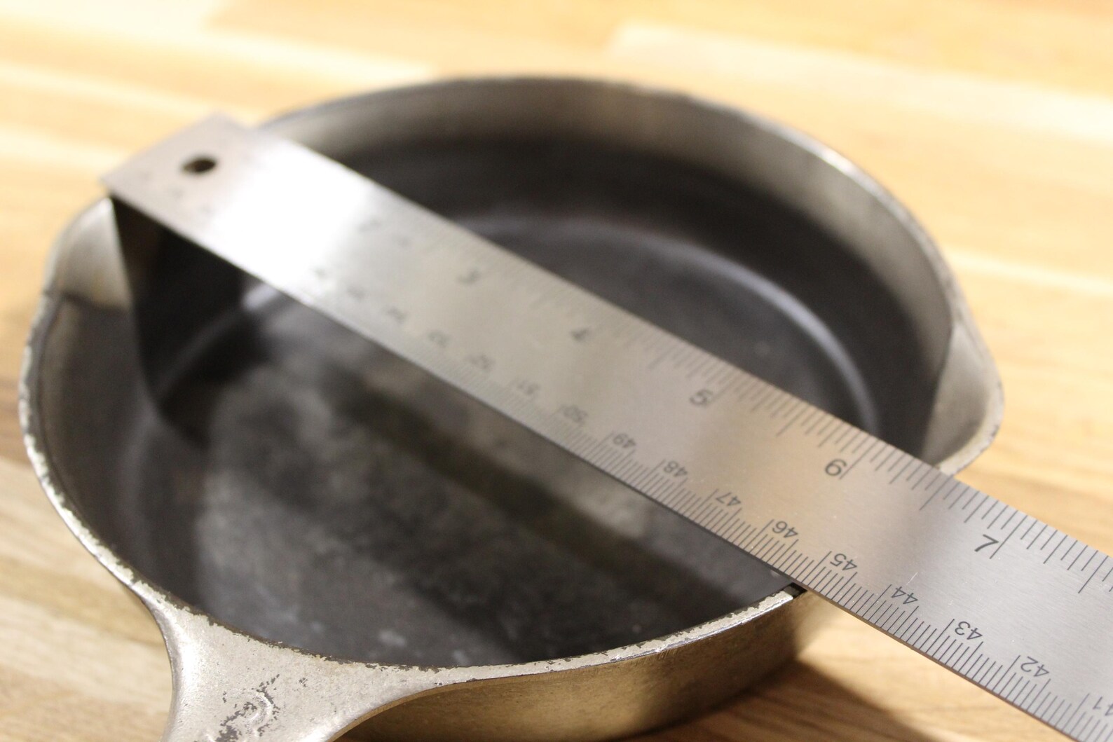 Wagner Ware Pie Logo Nickel Plated Cast Iron Skillet Pattern 1053A - Etsy