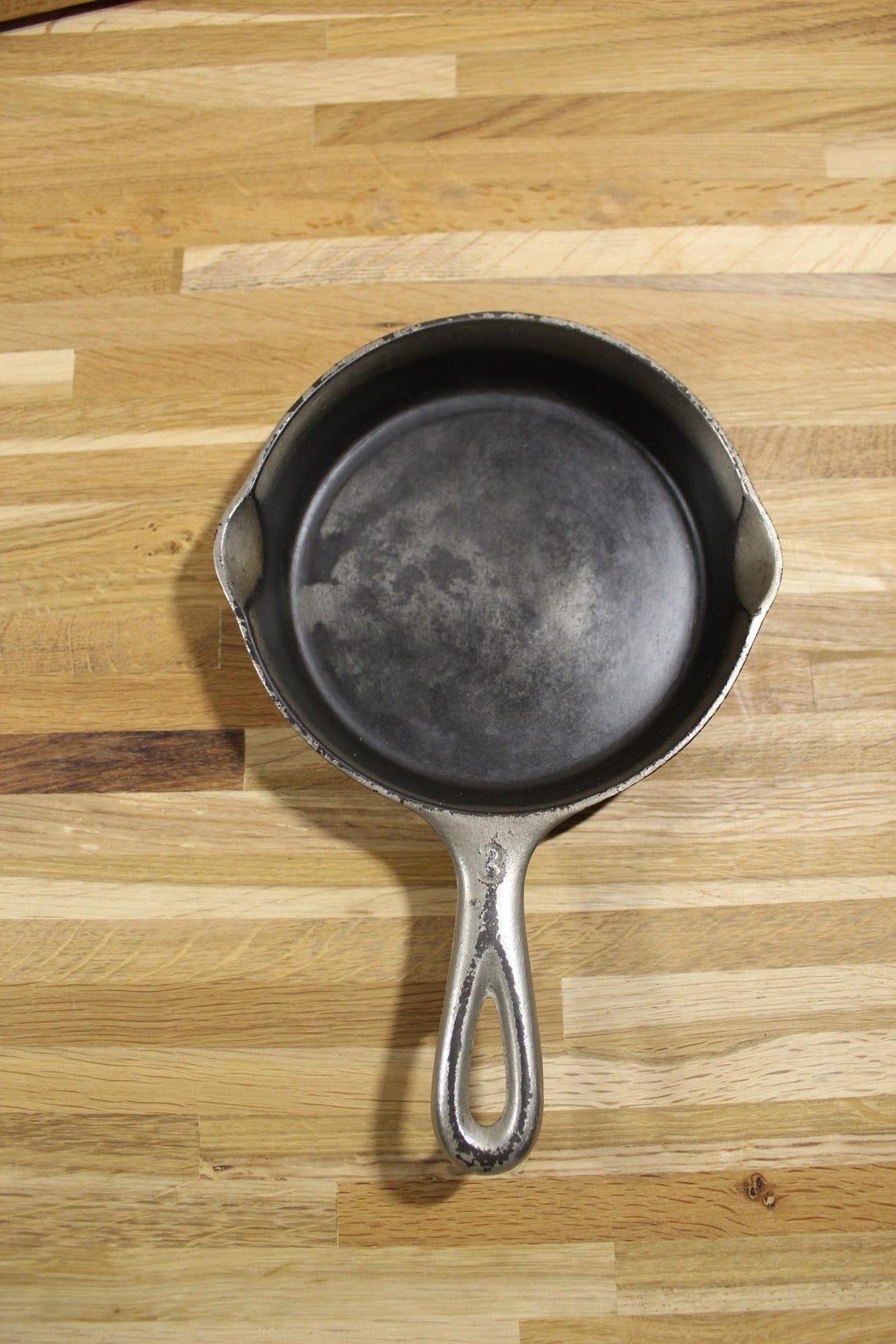 Wagner Ware Pie Logo Nickel Plated Cast Iron Skillet Pattern 1053A - Etsy