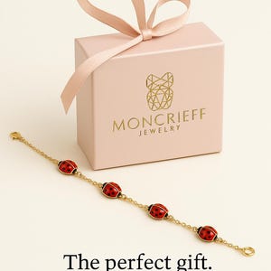 14K Gold Ladybug Bracelet – Handmade Italian Gold Jewelry – Real Gold ...