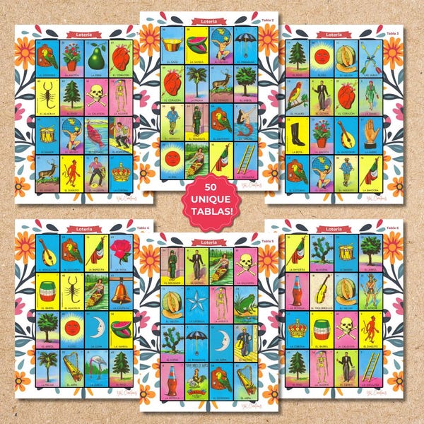 Loteria Svg - Etsy
