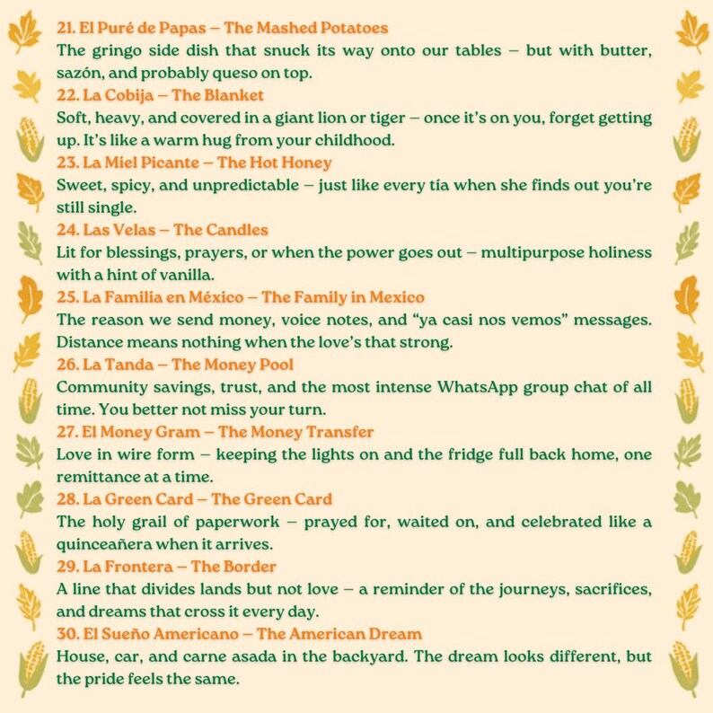 Thanksgiving Latino Loteria: Grateful AF Bilingual Game - 40 Waterproof ...