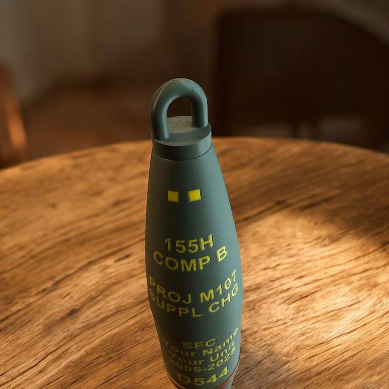 Replica 3d Printed Plastic Inert Custom 155mm M107 HE Half Scale Shell ...