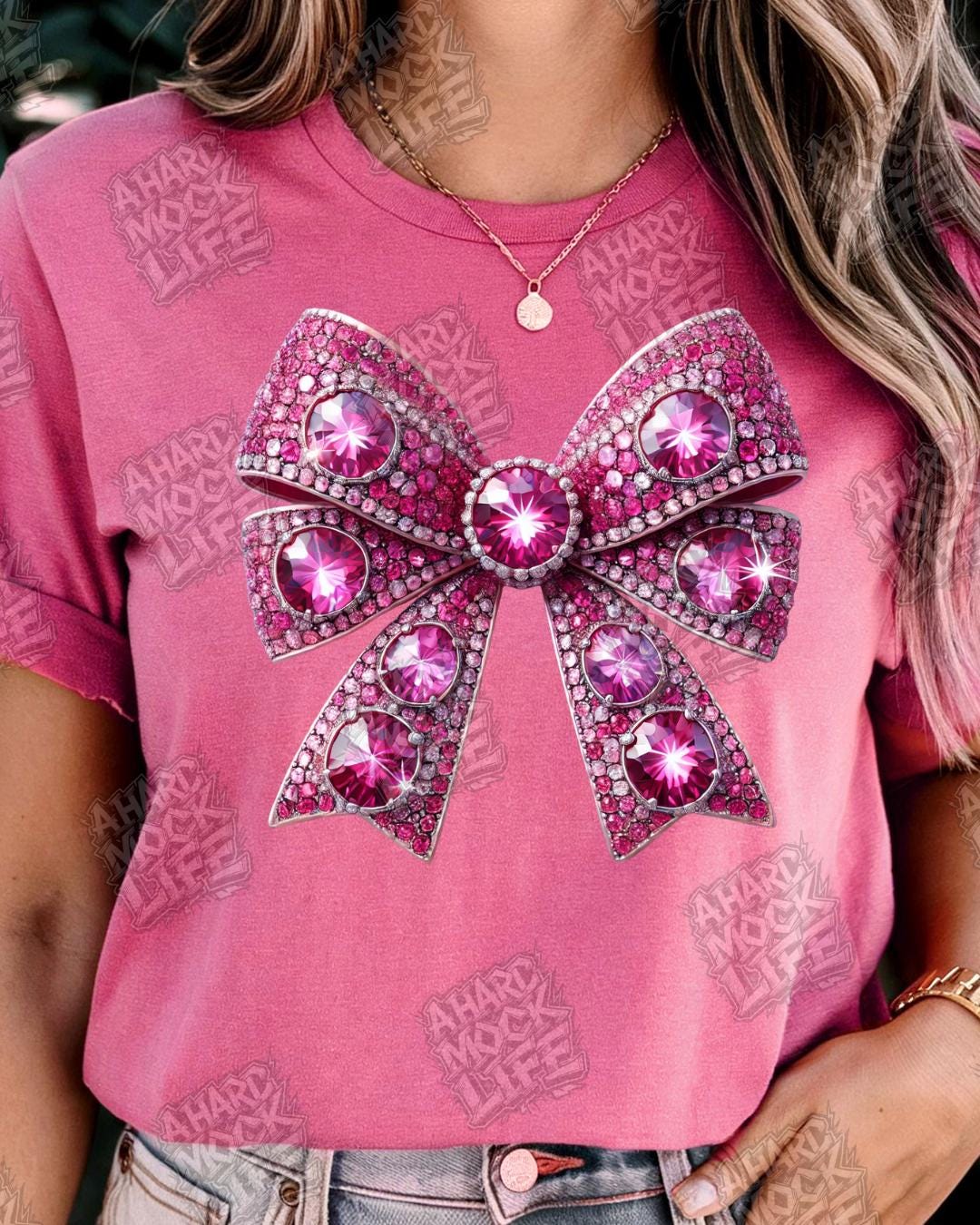 Hot Pink Bow PNG - Etsy