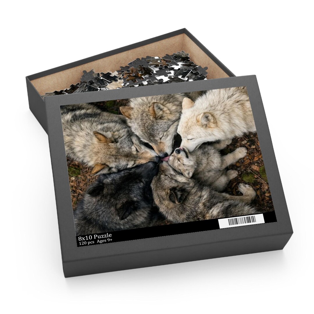 Wolf Pack Nose Nuzzle Puzzle - Etsy