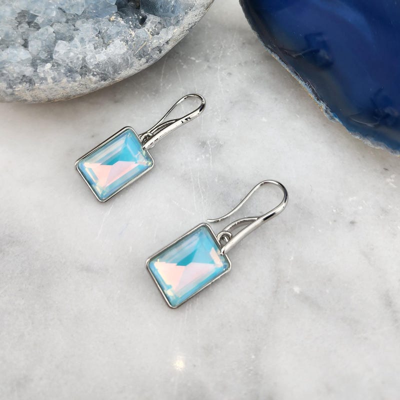 Ice Blue Earrings - Etsy