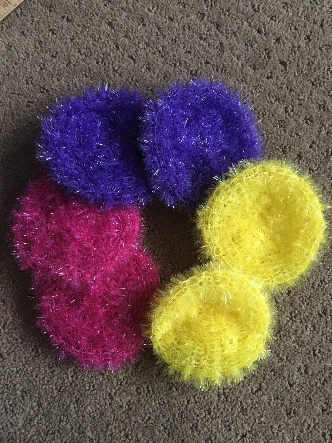 Sparkle Dish Scrubby / Non Scratch/ Handmade / Hostess Gift / - Etsy