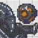 Super Metroid Chozo Statue Scene Cross Stitch Pattern (smaller Version ...