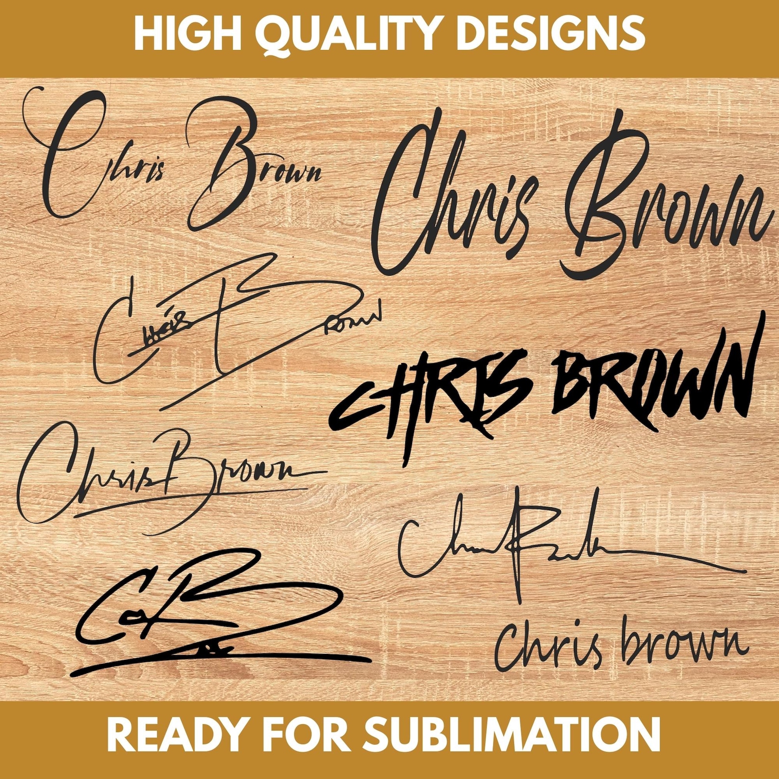Chris Brown 8 Brown Signatures Svg, Celebrity Signature Png, Chris ...