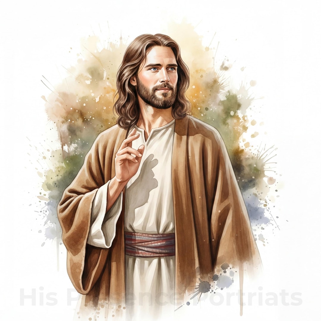 Printable Picture of Jesus, Christian Digital Wall Art - Etsy