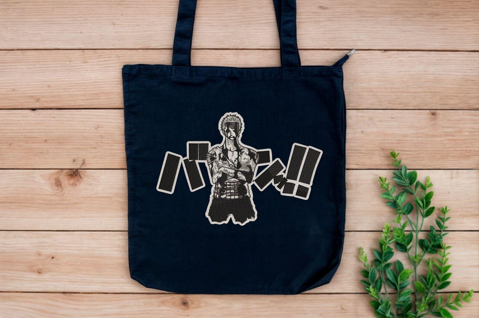 Zoro Embroidery Design - One Piece Anime Swordsman Inspired - Machine ...