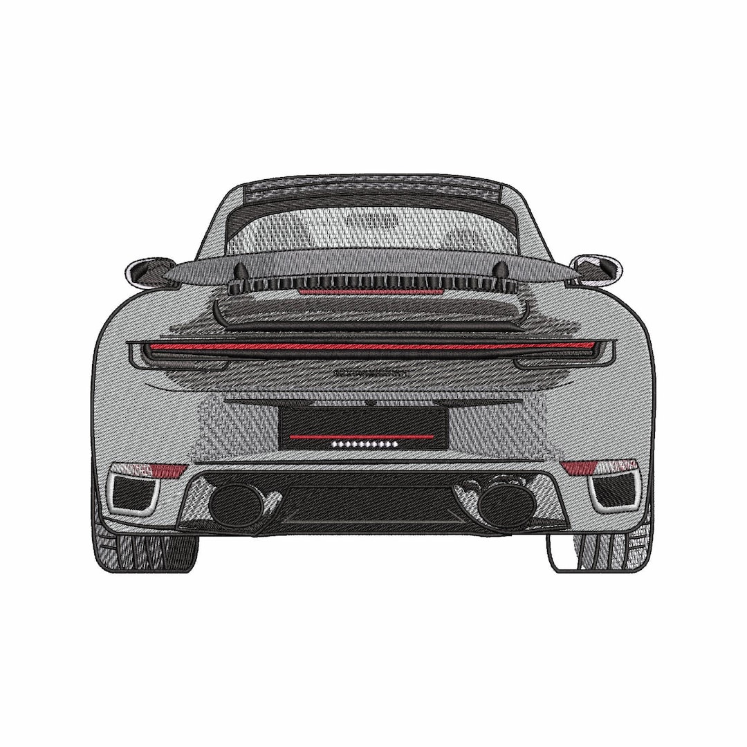 Porsche 911 Embroidery Design – Digital Download for Machine Embroidery ...