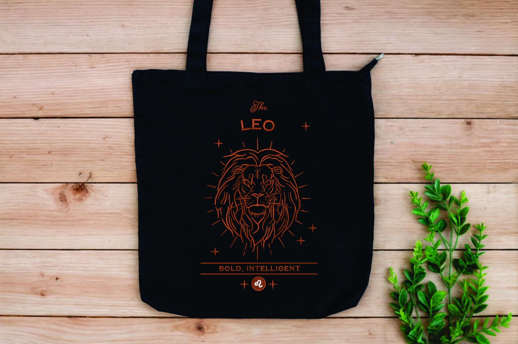 Leo Star Embroidery Design - Zodiac Sign Embroidery - Instant Download ...