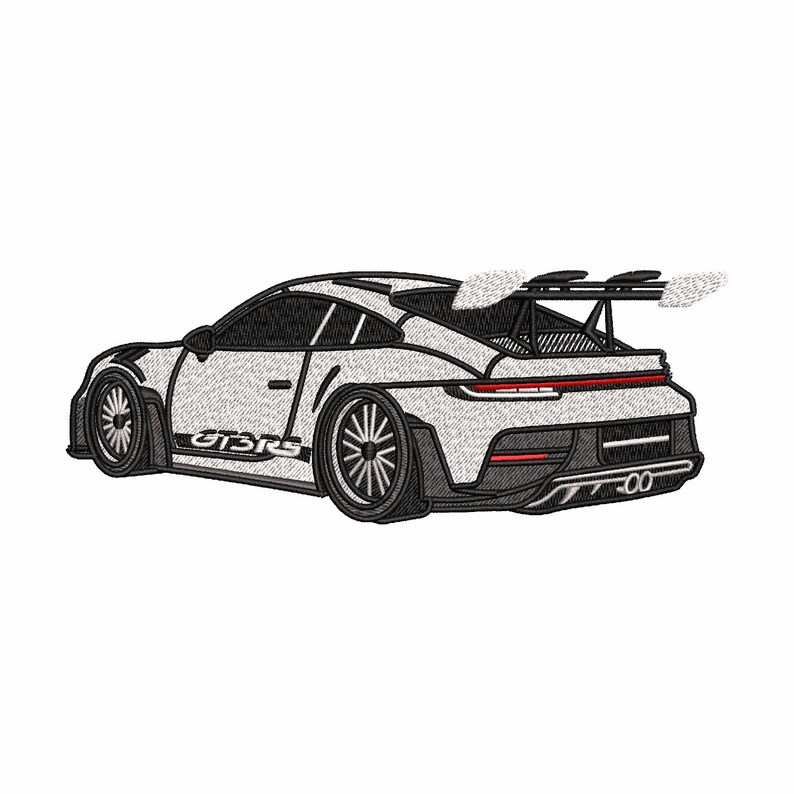 Porsche 911 Embroidery Design – Digital Download for Machine Embroidery ...