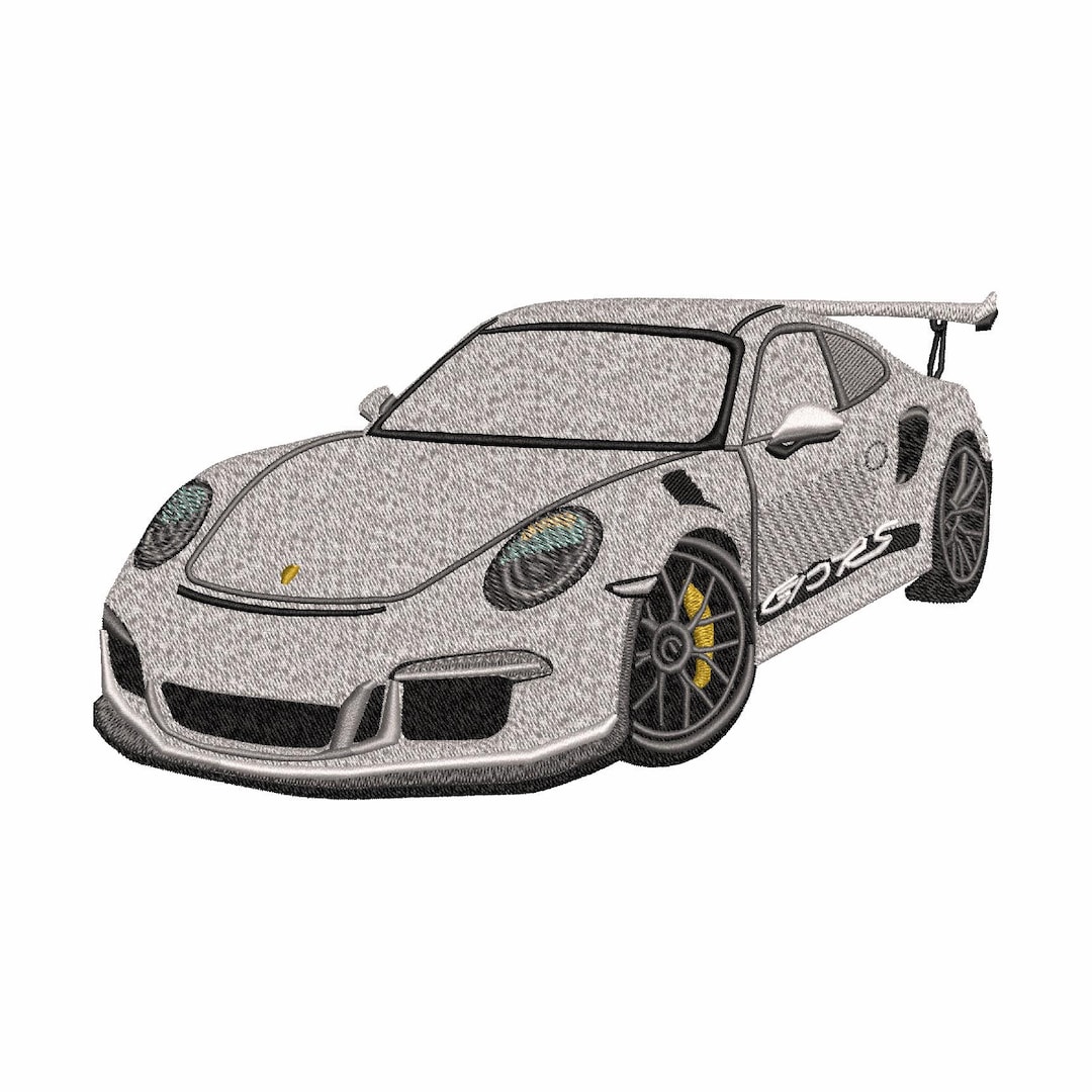 Porsche 911 Embroidery Design – Digital Download for Machine Embroidery ...