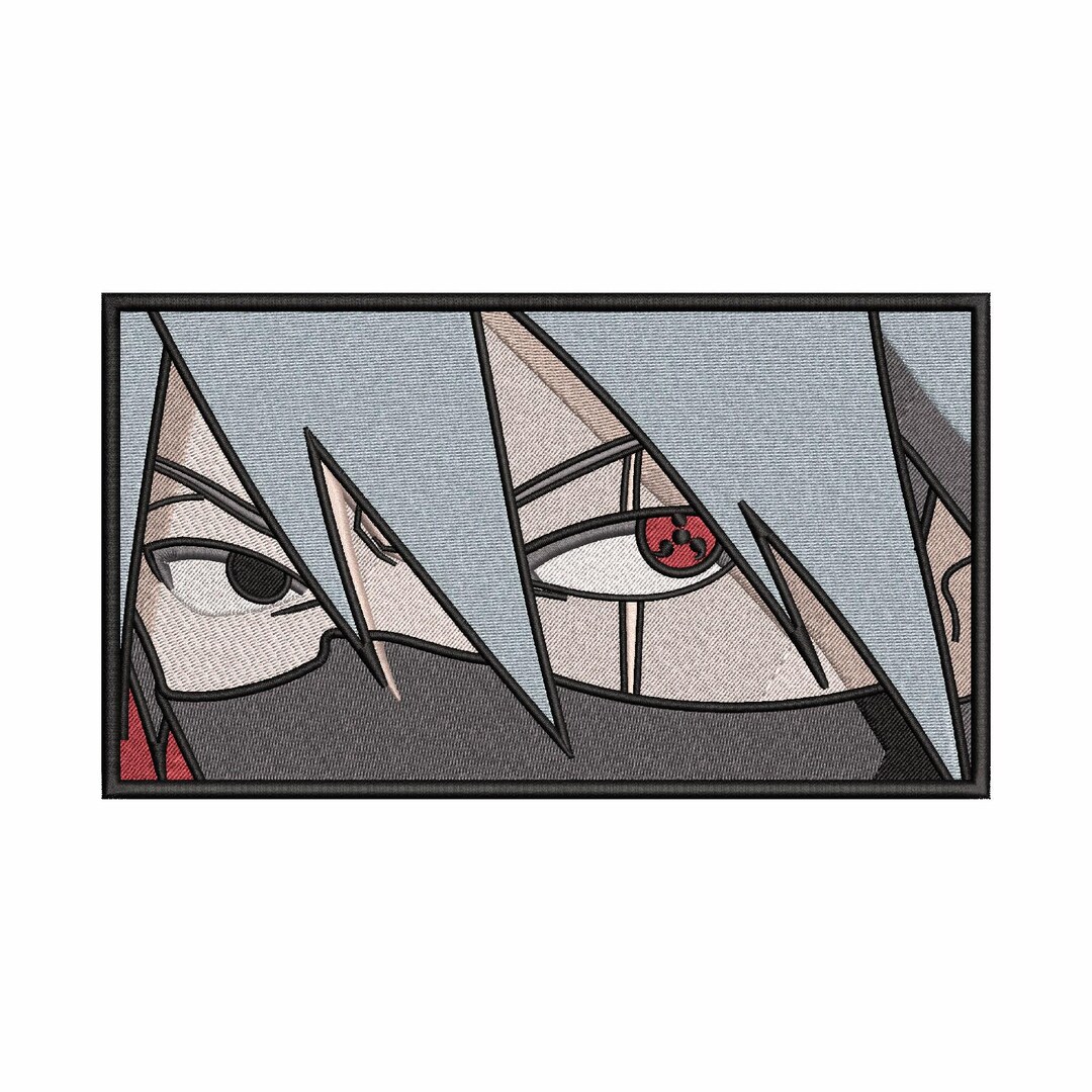 Kakashi Hatake Anime Embroidery Design File – Instant Download ...