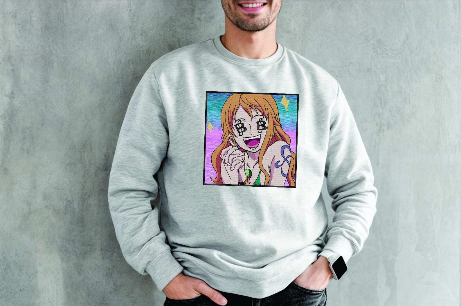 Nami Embroidery Design | One Piece Anime | Digital Download | Machine ...