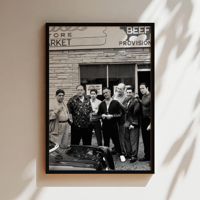 Sopranos Family Portrait - Trendy Wall Art, Wall Decor, Retro Wall Art ...
