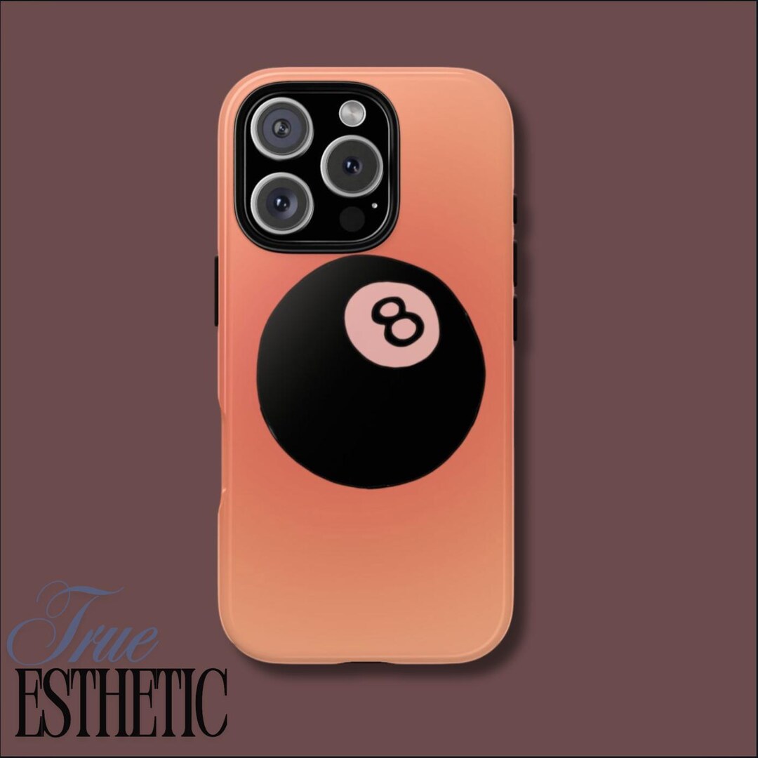 FUN 8-BALL Phone Case - Pool Lover Gift, Tough Case, Sports Decor, Game ...