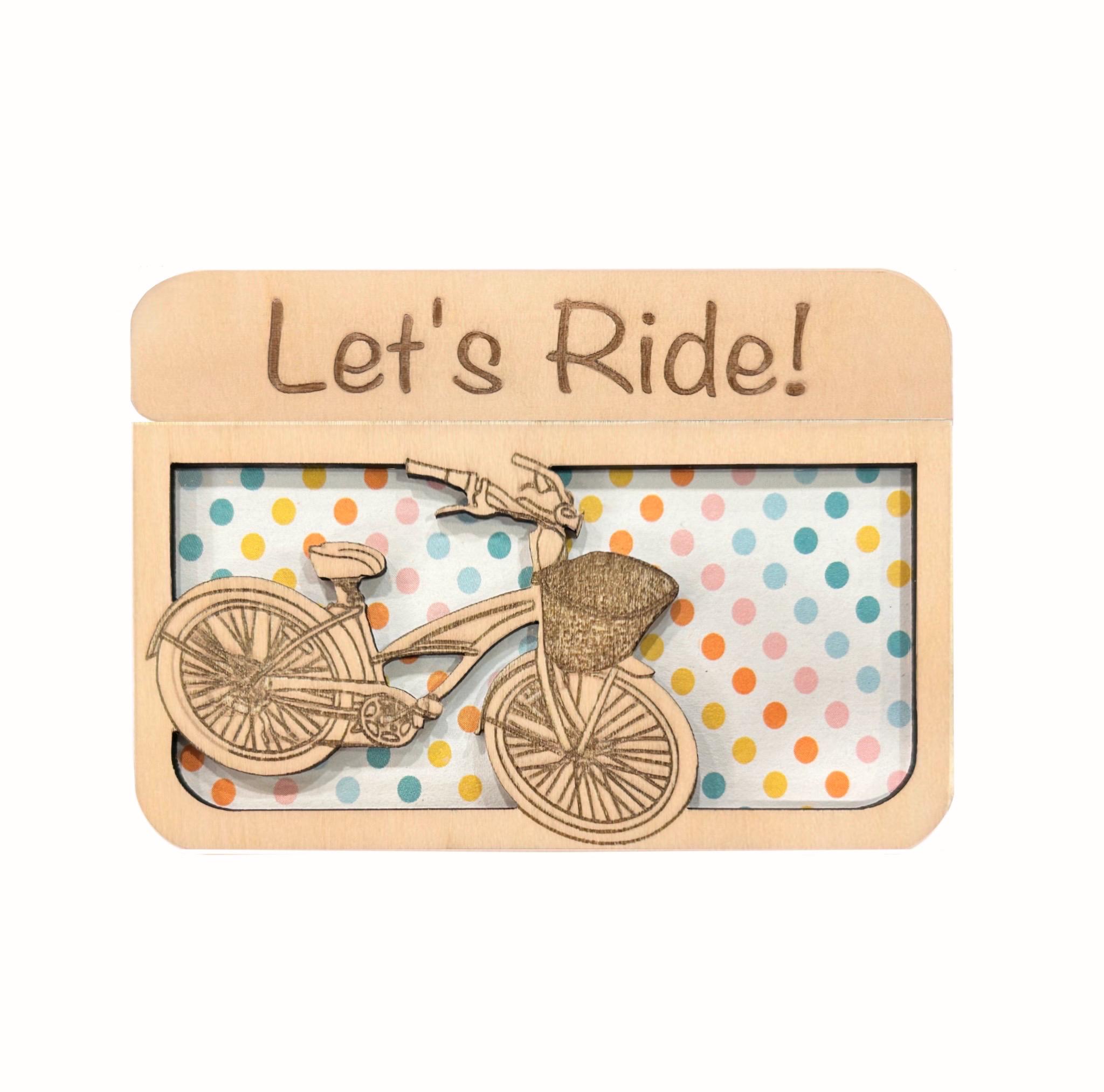 Bicycle Gift Card & Money Holder | SVG, PNG,DFX Laser Cut Digital File ...