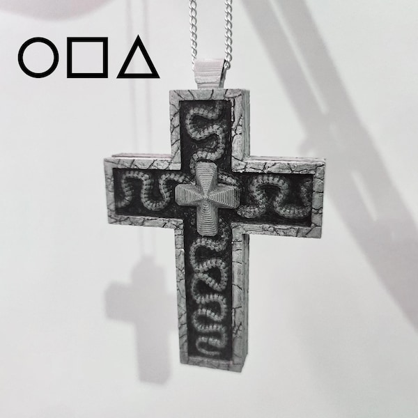 Thanos Squidgame Cross Necklace - Etsy