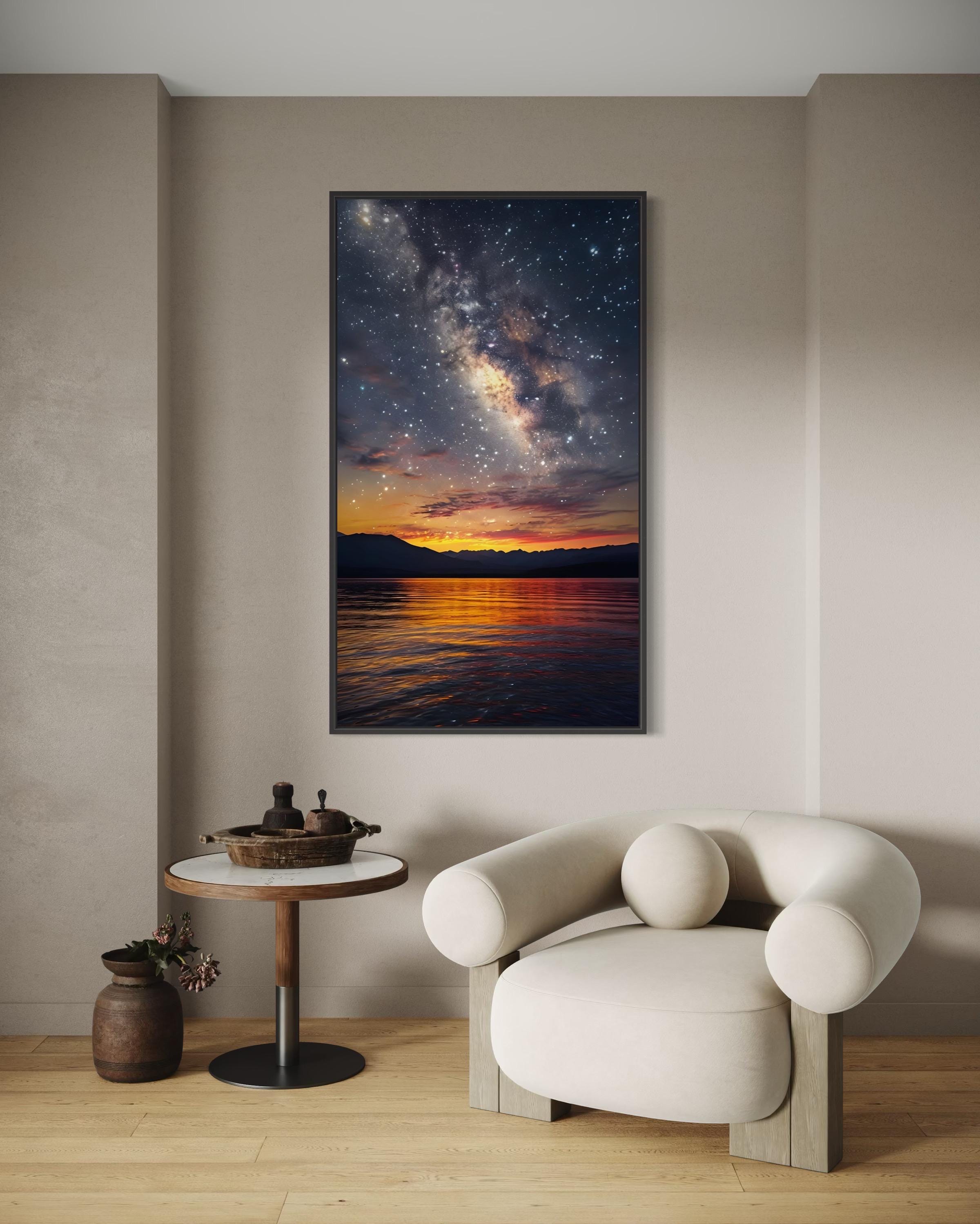 Stunning Milky Way & Sunset Digital Print – High-resolution PDF ...