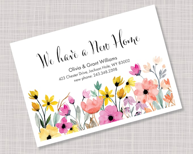 Moving Announcement Digital Card, Assuming You'd Still Like to Find Us ...