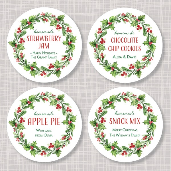 Christmas Labels - Etsy