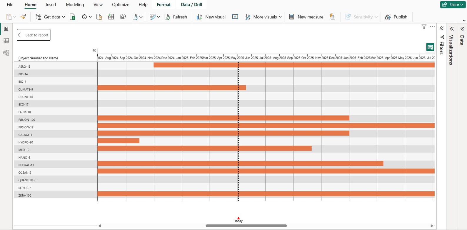 Power BI Project Tracker: Gantt Chart, Expense & Revenue Dashboard - Etsy