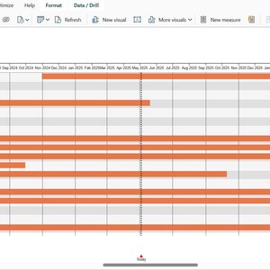Power BI Project Tracker: Gantt Chart, Expense & Revenue Dashboard - Etsy