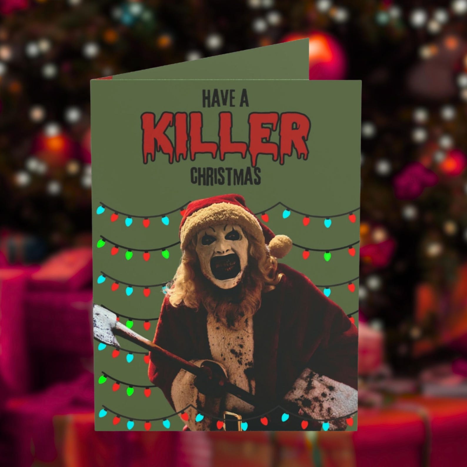 Terrifier - Art the Clown Inspired "have a Killer Christmas" Holiday ...