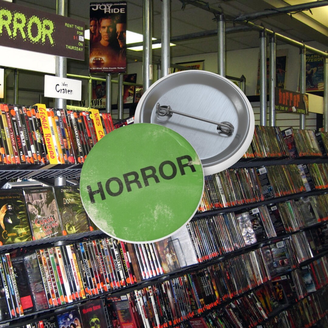 Horror VHS Pin Buttons - Etsy