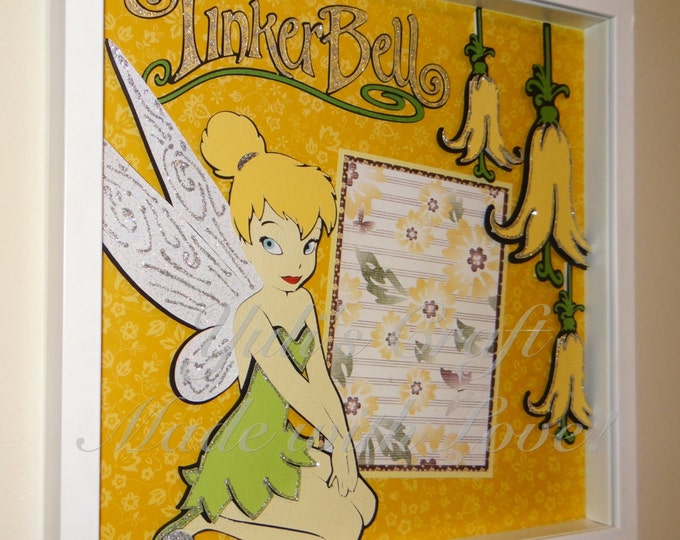 3D Tinkerbell Shadow Box Layout - Etsy