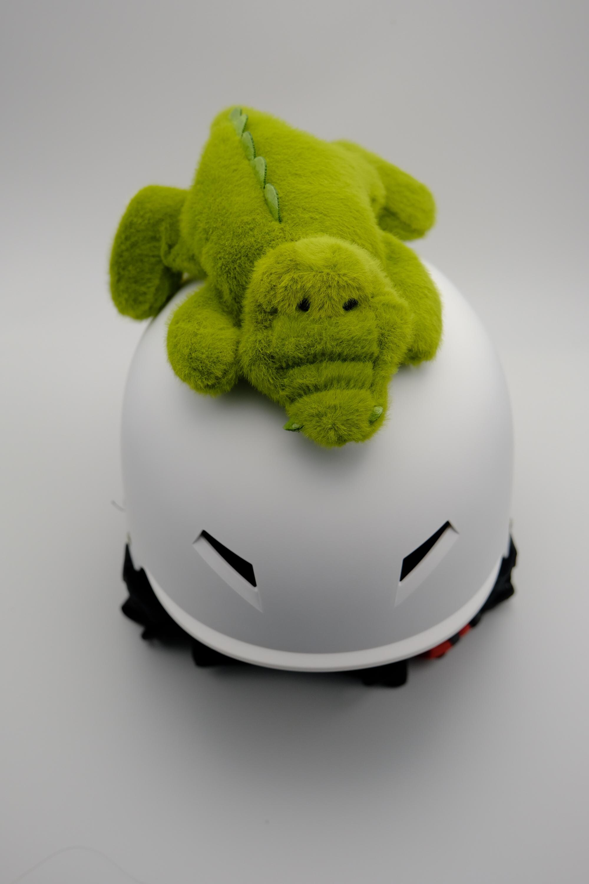 Capybara/crocodile/unicorn Helmet Accessory: Plush Animal Clip-on for ...