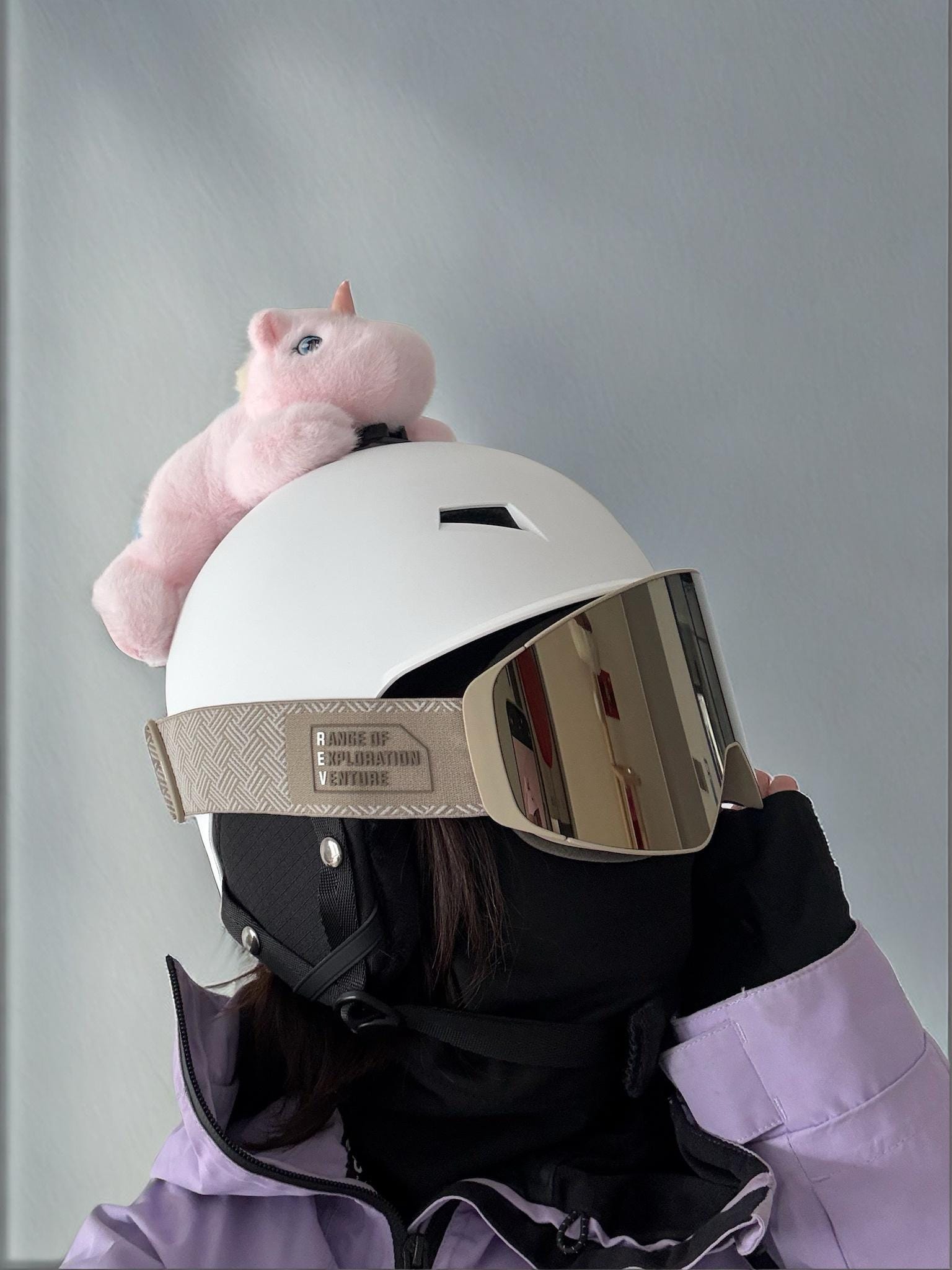 Capybara/crocodile/unicorn Helmet Accessory: Plush Animal Clip-on for ...
