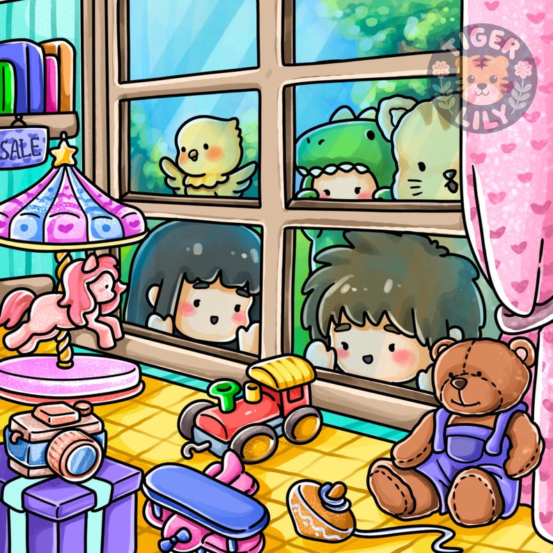 Digital Coloring Page Printables 10 Cozy Cute Fuzzy Animal and Hygge ...