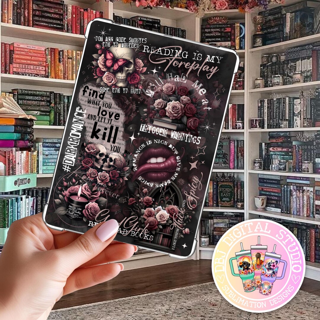 Dark Romance Kindle Insert: Bookish Quotes, Paper White (digital ...