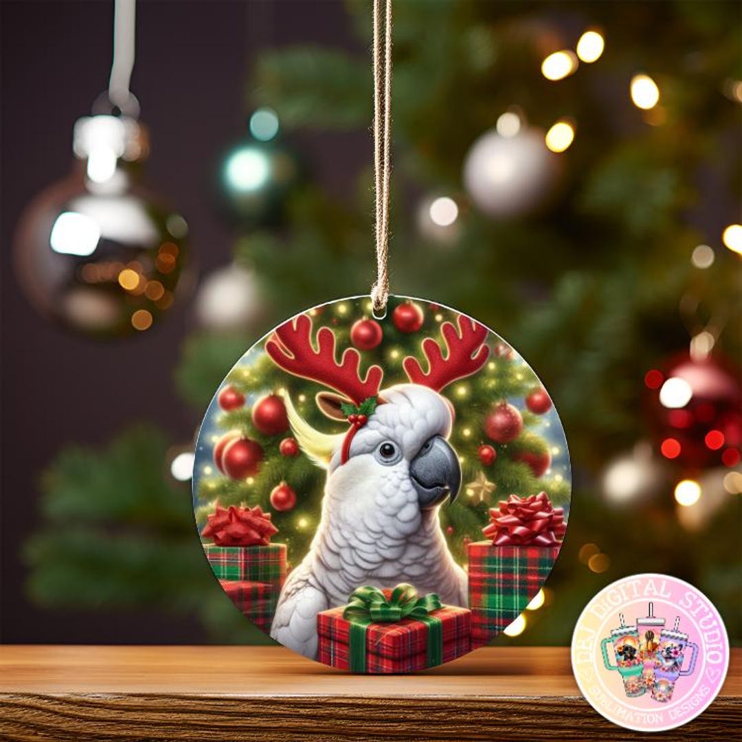 Aussie Christmas Cockatoo #1 - Traditional Xmas Colours - Christmas ...