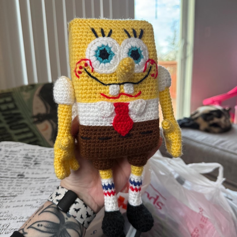 Spongebob Puppet - Etsy